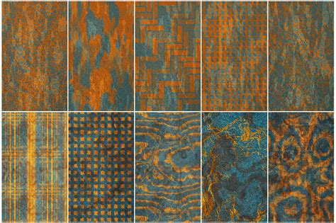 Rusty Metal Seamless Patterns Bundle ~ Patterns On Creative Market