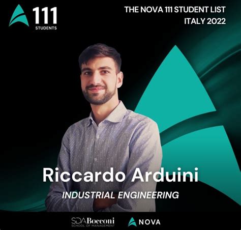 Riccardo Arduini On Linkedin Industrialengineering Nova Novastudent111list Sdabocconi