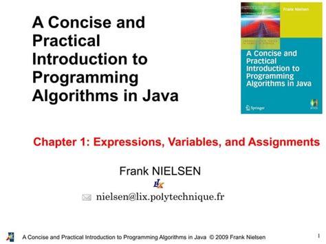 Chapter 1 A Concise And Practical Introduction To Programming