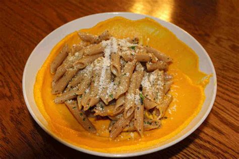 Penne In Herb Brown Butter Over Carrot Parsnip Puree Recipe Table Matters Penne In Herb Brown Butter Over Carrot Parsnip Puree Recipe Table Matters