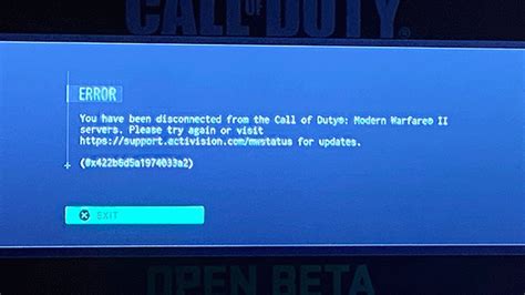 Call Of Duty Modern Warfare 2 You Have Been Disconnected From Servers
