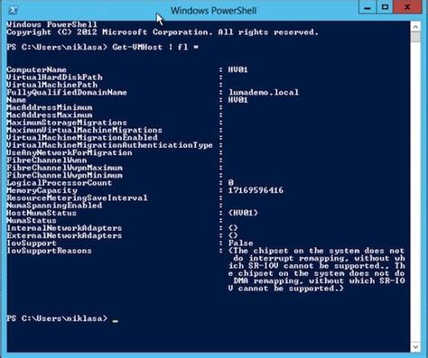 Managing Hyper V With PowerShell In Windows Server 2012