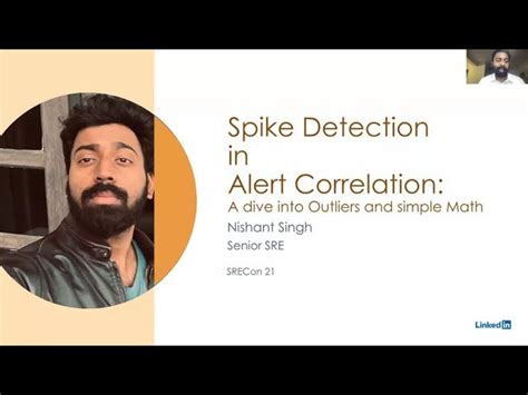 Srecon Talk Spike Detection In Alert Correlation At Linkedin From