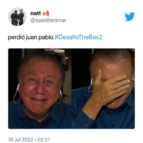 Los Memes Tras La Derrota De Juan Pablo En La Final Del Desaf O The Box Perdi Colombia Infobae