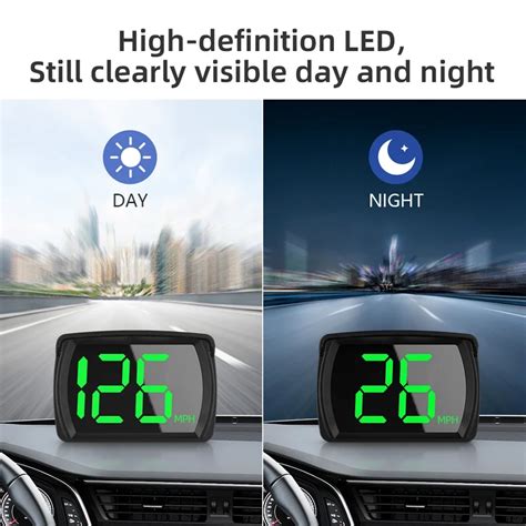 Универсальный Автомобильный цифровой спидометр Hud прибор для