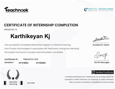 Karthikeyan Kj On Linkedin 💫 I Am Happy To Share That I Have Completed