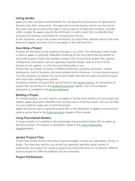Using Qmake Pdf Library Computing Command Line Interface