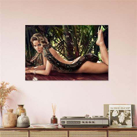 Jennifer Lawrence Python Embrace Jennifer Lawrence Posing Confidently