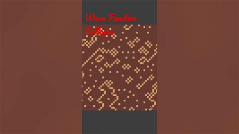 Wave Function Collapse Algorithm Gamedev Programming Pixelart
