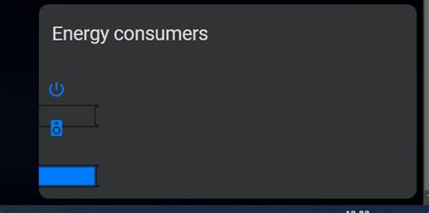 Card To Display Bar Chart Oriented To Display Power Sensors Dashboards And Frontend Home