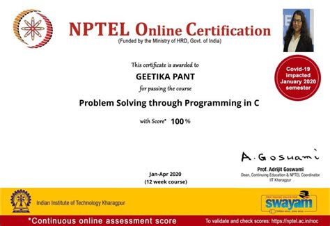 geetika pant on linkedin nptel knowledge skilldevelopment learningeveryday learningjourney…