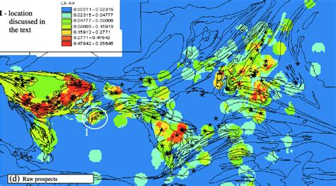 Gold Prospectivity Maps Producing Using Logistic Regression And The Top Download Scientific