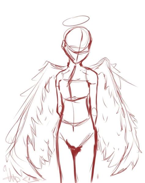 How To Draw A Falling Angel Step By Step Drawing Guide By Dawn Artofit