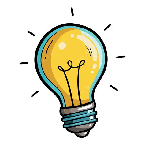 Light Bulb Illustration Vector Light Light Bulb Idea Png And Vector