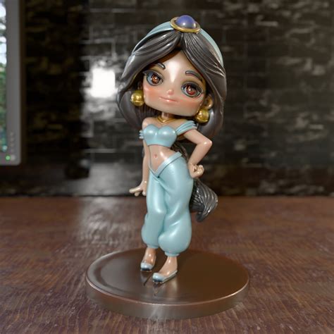 👸 Jasmine Aladdin Princess・ Stl File For 3d Printing・cults