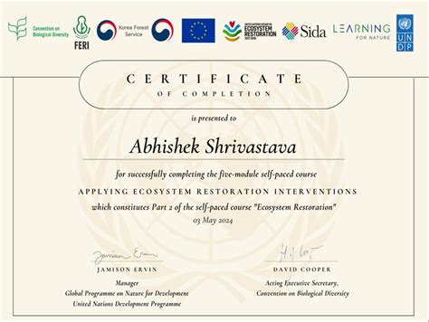 Abhishek Shrivastava On Linkedin Undp Ecosystemrestoration Nbs