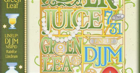 Wokhey Pres Ginger Juice And Green Leaf 姜汁与绿叶 At Oil Club Shenzhen