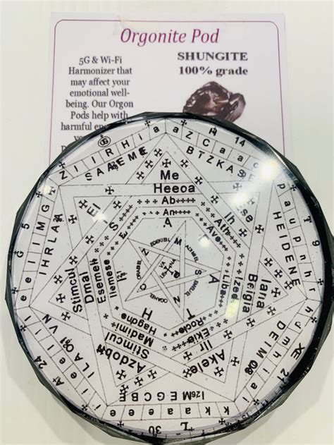 Sigillum Dei Aemeth God Protection Shungite Orgonite Crystal Box