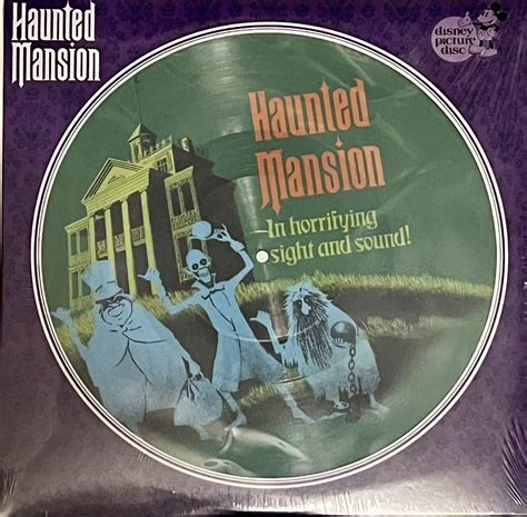 New Walt Disney Haunted Mansion Exclusive Limited Edition Picture Disc