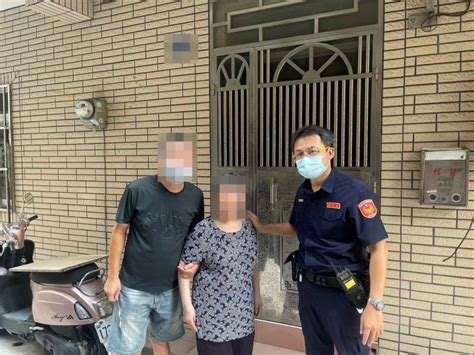 失智婦人迷途中 暖警欲護送返家 巧遇兒外出尋找