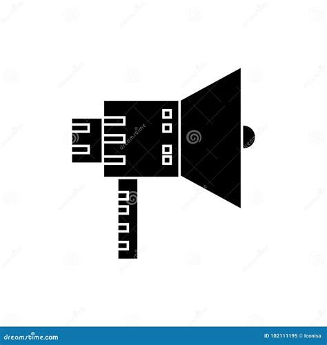 Loudspeaker Color Icon Vector Illustration Sign On Isolated Background Stock Vector