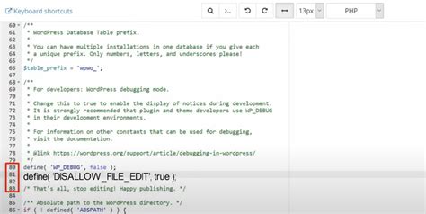 disallow file edit how to disable wordpress file editing