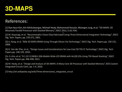 Ppt 3d Maps 3d Massively Parallel Processor With Stacked Memory Powerpoint Presentation Id