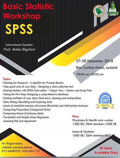 Basic Statistic Workshop SPSS