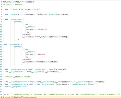 Solved Re Argument 5 In Summarize Function Is Required Microsoft