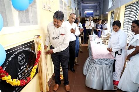 Inauguration Of Endocrinology General Ward L Ward Department Of Endocrinology Cmc Vellore