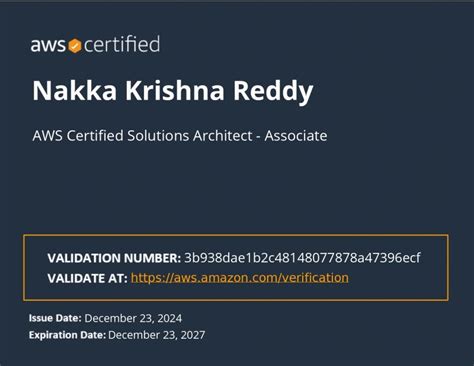 N Krishna Reddy On Linkedin Awscertified Cloudcomputing Aws