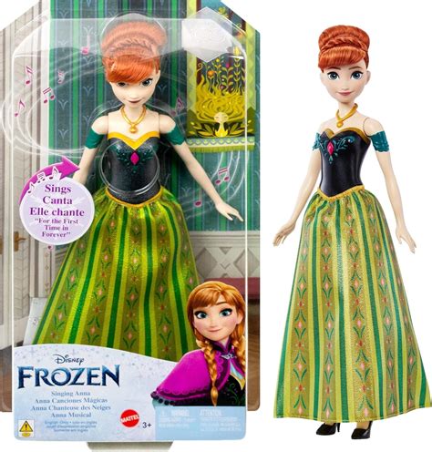Brandclub Mattel Disney Frozen Toys Singing Anna Doll With Signature