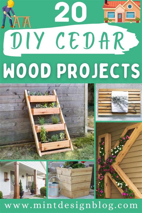 DIY Cedar Wood Projects To Make Today Mint Design Blog
