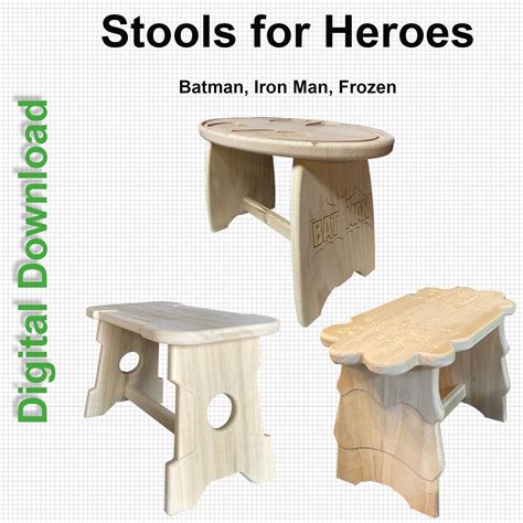 Step Stool Cnc Plan Collection Etsy