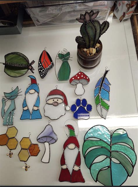 Stained Glass Christmas Ornaments