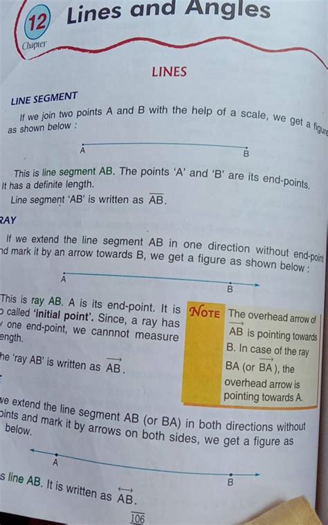 12 Lines And Angles Lines Line Segment If We Join Two Points A And B Wi