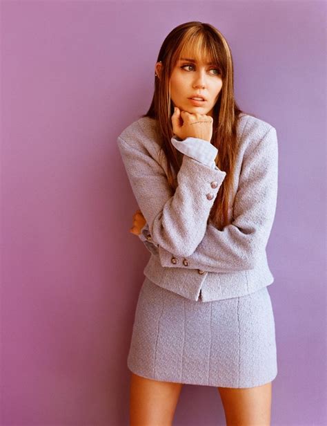 Miley Cyrus Shows Off Brunette Hair And Bangs On ‘w Magazine Cover