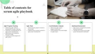 Agile Playbook Template Slide Team