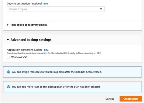 Amazon EC Backup And Restore Using AWS Backup Amazon Web Services