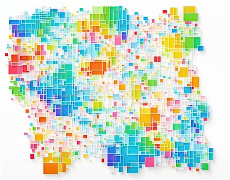 Illustration Of Multi Colored Geometric Shapes Stock Illustration Illustration Of Text