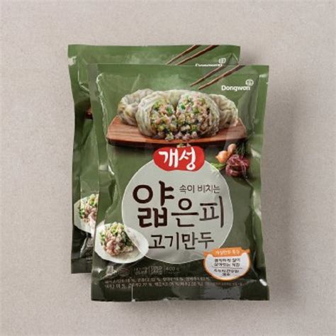 동원 개성 얇은피 고기만두 400g 2 배마트