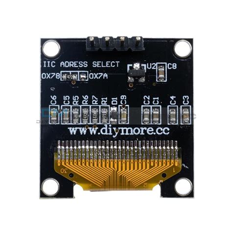 096 I2c Iic Serial Oled Module 128x64 For Arduino Raspberry Pi Diymore