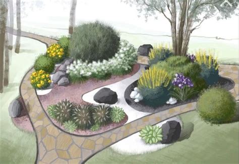 Пин от пользователя Алевтина на доске ландшаыт в 2024 г Дизайн цветочного сада Идеи для