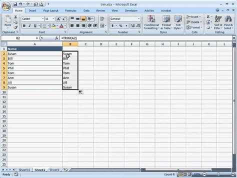 Excel Trim Button On Ribbon At Chantay Mccormick Blog