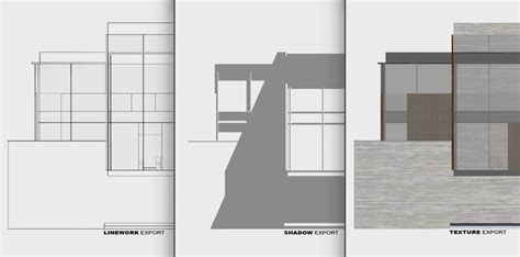 Exterior Elevation Shadow Tweaking Visualizing Architecture