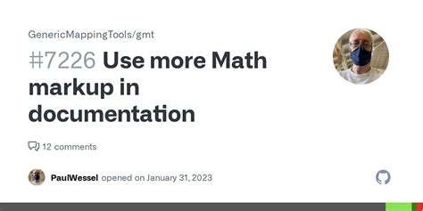 Use More Math Markup In Documentation · Issue 7226