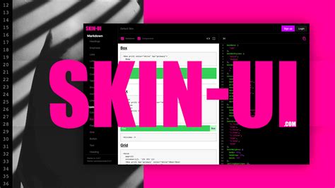 Github Pauliescanlonskin Ui A Theme Ui Live Preview And Code Editor 🎟️