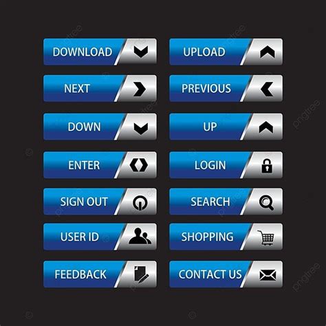 Web Design Buttons Theme Label Wrap Navigation Vector Label Wrap