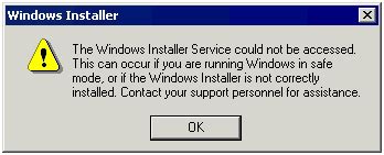 Windows Installer Error On Windows IGSS