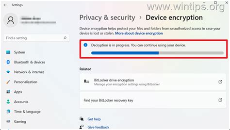 How To Disable Device Encryption In Windows 1110